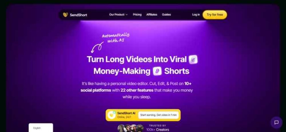 SendShort.ai - The Ultimate AI Tool to Dominate Shorts